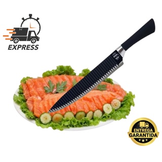 Faca De Carne 10 Sashimi Shushi Shark Tubarao Corneta | Shopee Brasil