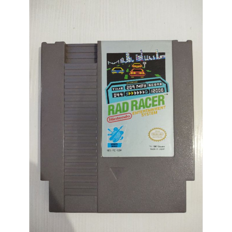 Rad Racer Nes 8 bits original Nintendinho | Shopee Brasil