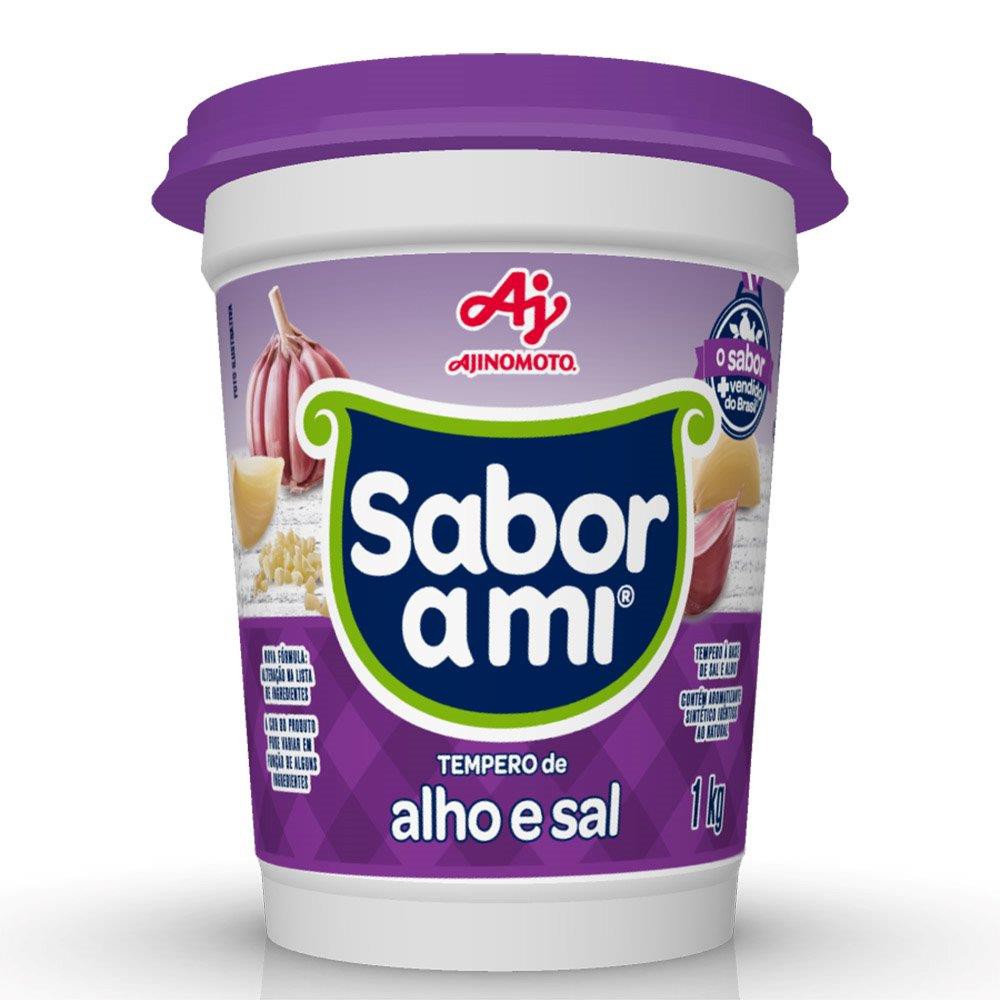 Tempero Pronto Sabor Ami 1kg Alho Sal | Shopee Brasil