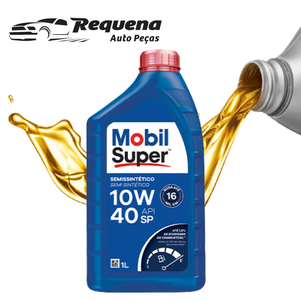 Oleo lubrificante Mobil 10w40 Semissintético API SP - 1 Litro ...