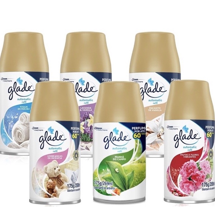 Refil Glade Desorizador Automatic Spray 269ML Odorizador de Ambientes ...