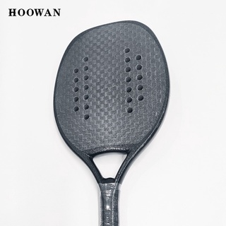 Raquete Beach Tennis Profissional Hoowan Black Shark Carbono 12k Praia ...