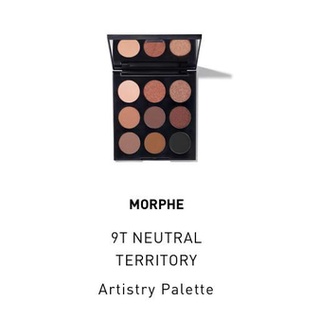 Paleta de sombras MORPHE 9T ORIGINAL - Neutral Territory | Shopee Brasil