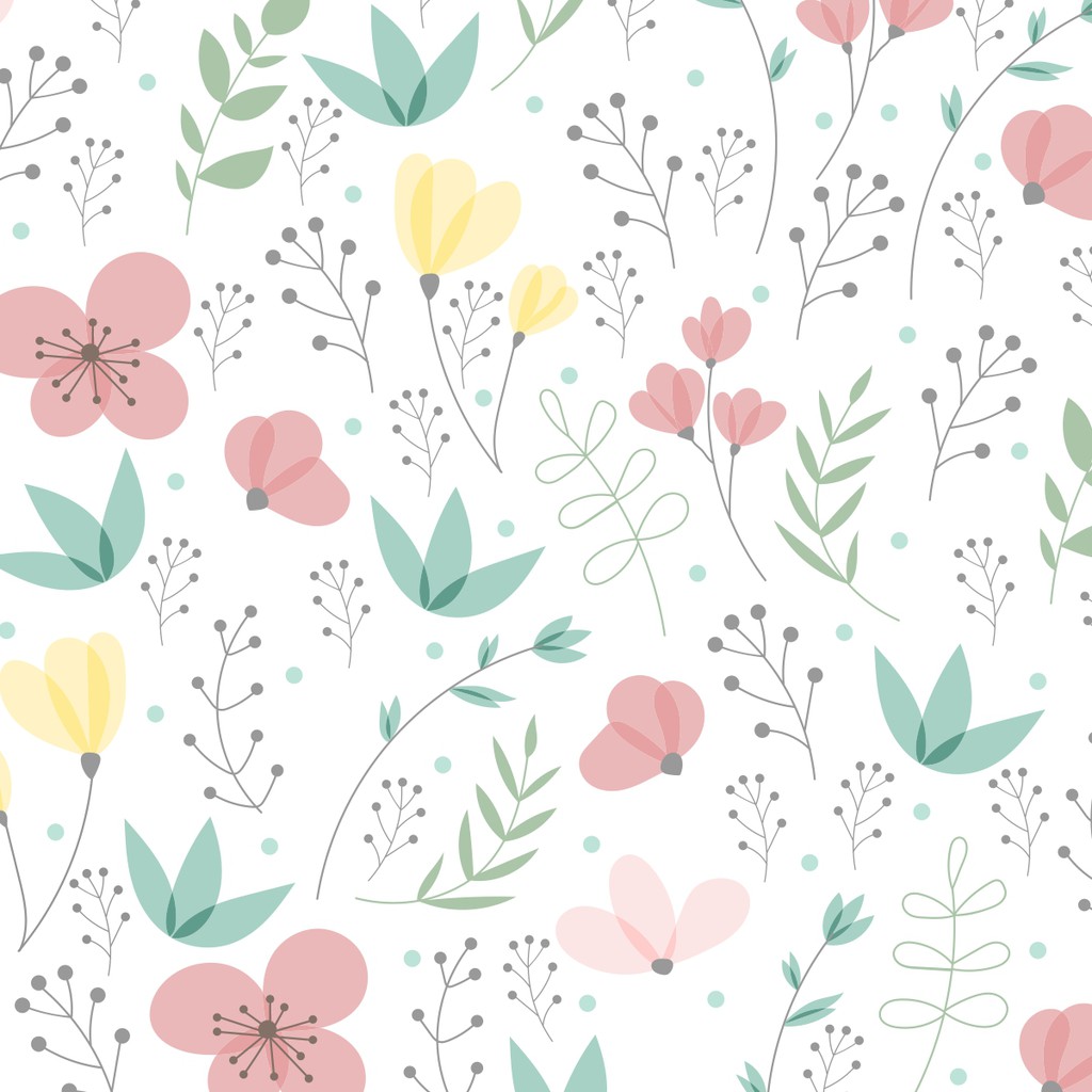 Papel de Parede Floral Soft Decoração Inove | Shopee Brasil
