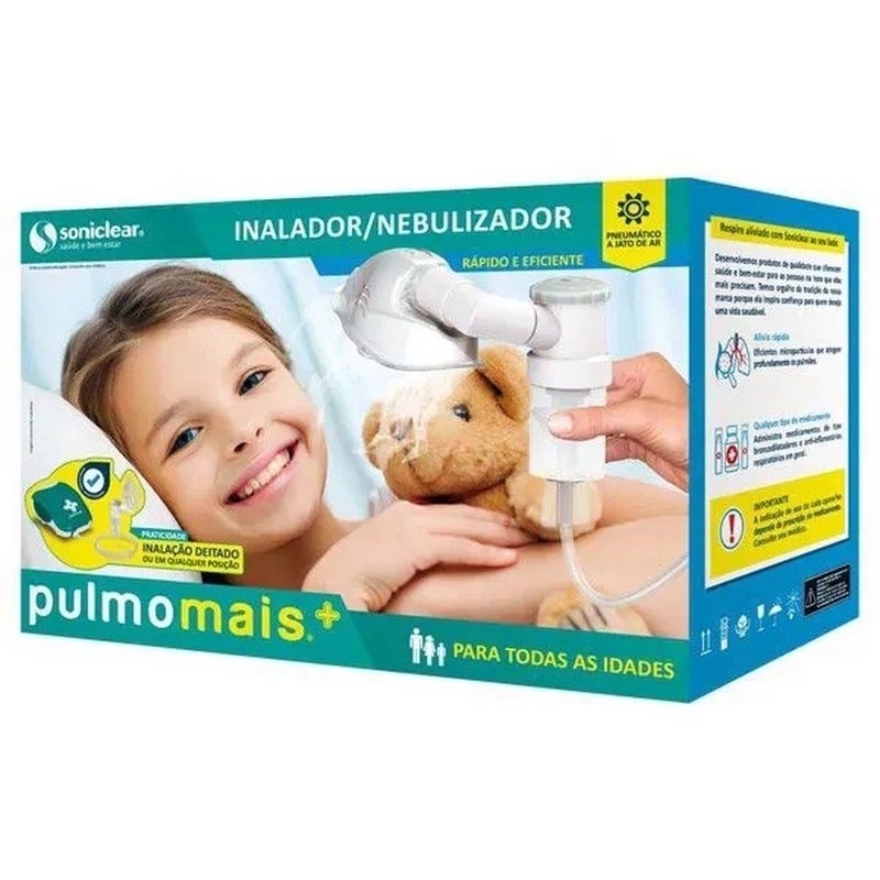 INALADOR/NEBULIZADOR SONICLEAR | Shopee Brasil