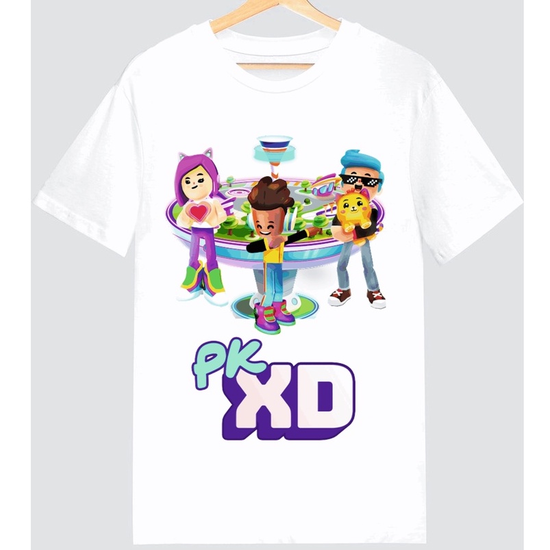 Pkxd Camiseta pk xd Camisa Infantil Branca | Shopee Brasil