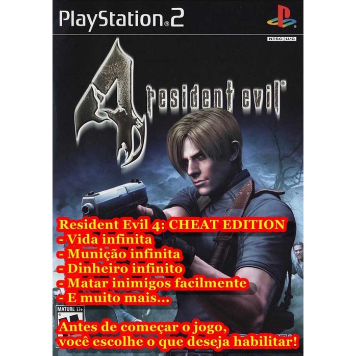 RESIDENT EVIL 4 DUBLADO - PS2 JOGO PLAYSTATION 2 GAME - DORITOS - A007 ...
