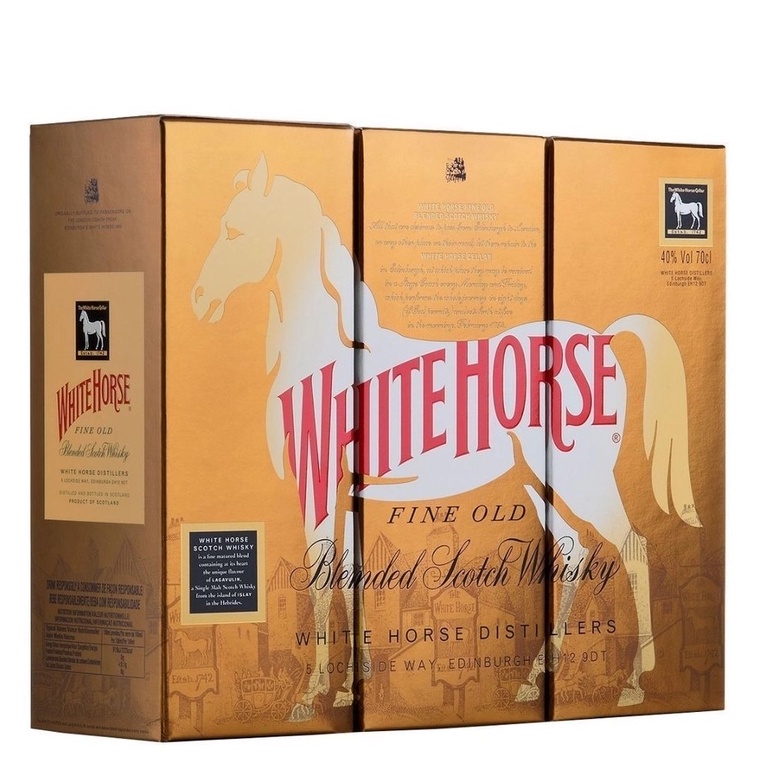 Kit Whisky White Horse 1L C/ 3 Unidades | Shopee Brasil