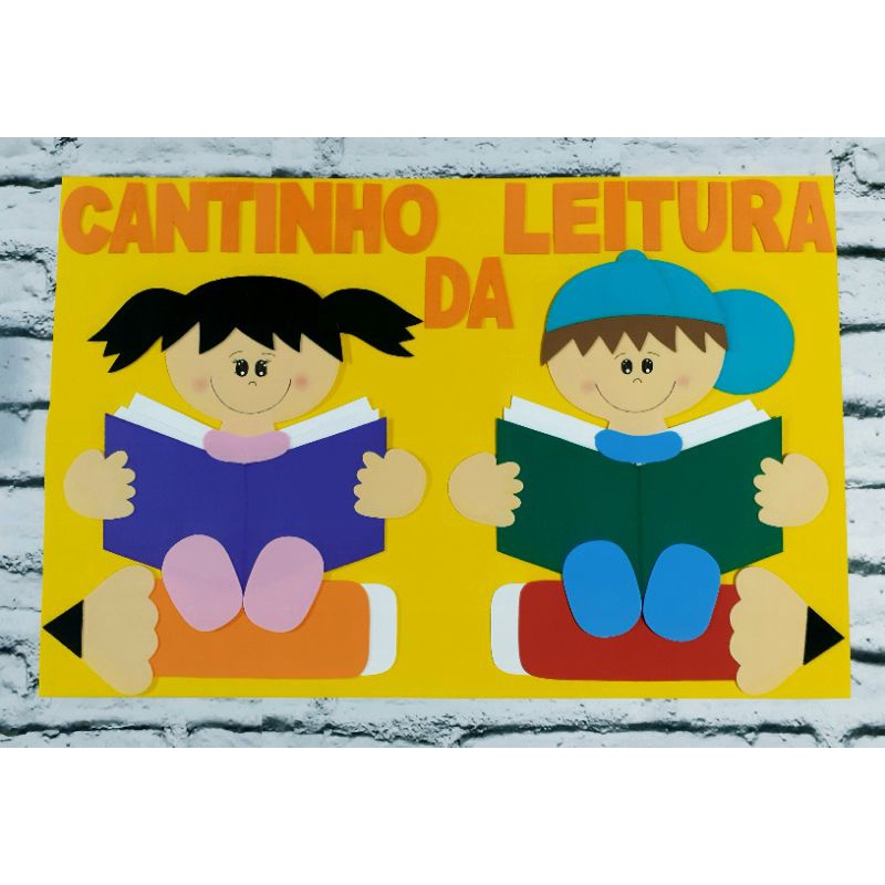 Painel Escolar Cantinho da Leitura em EVA | Shopee Brasil