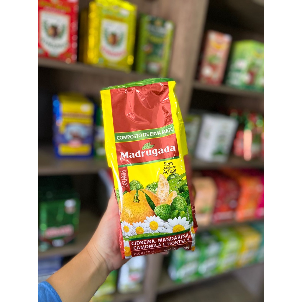 COMPOSTO ERVA-MATE MADRUGADA CASCARITAS 500GR | Shopee Brasil