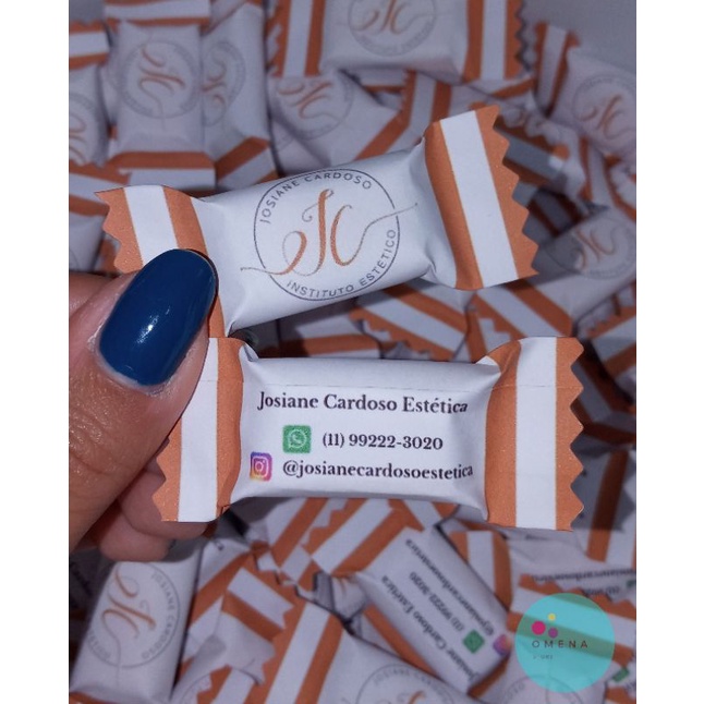 Balas Personalizadas com Logo e Contato (LEIA ATENTAMENTE TODA A ...