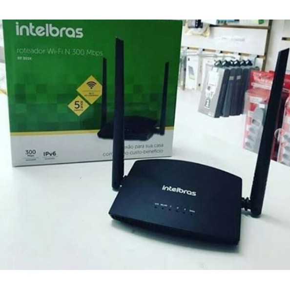 Roteador / Repetidor Wi-Fi Intelbras 300mbps | Shopee Brasil