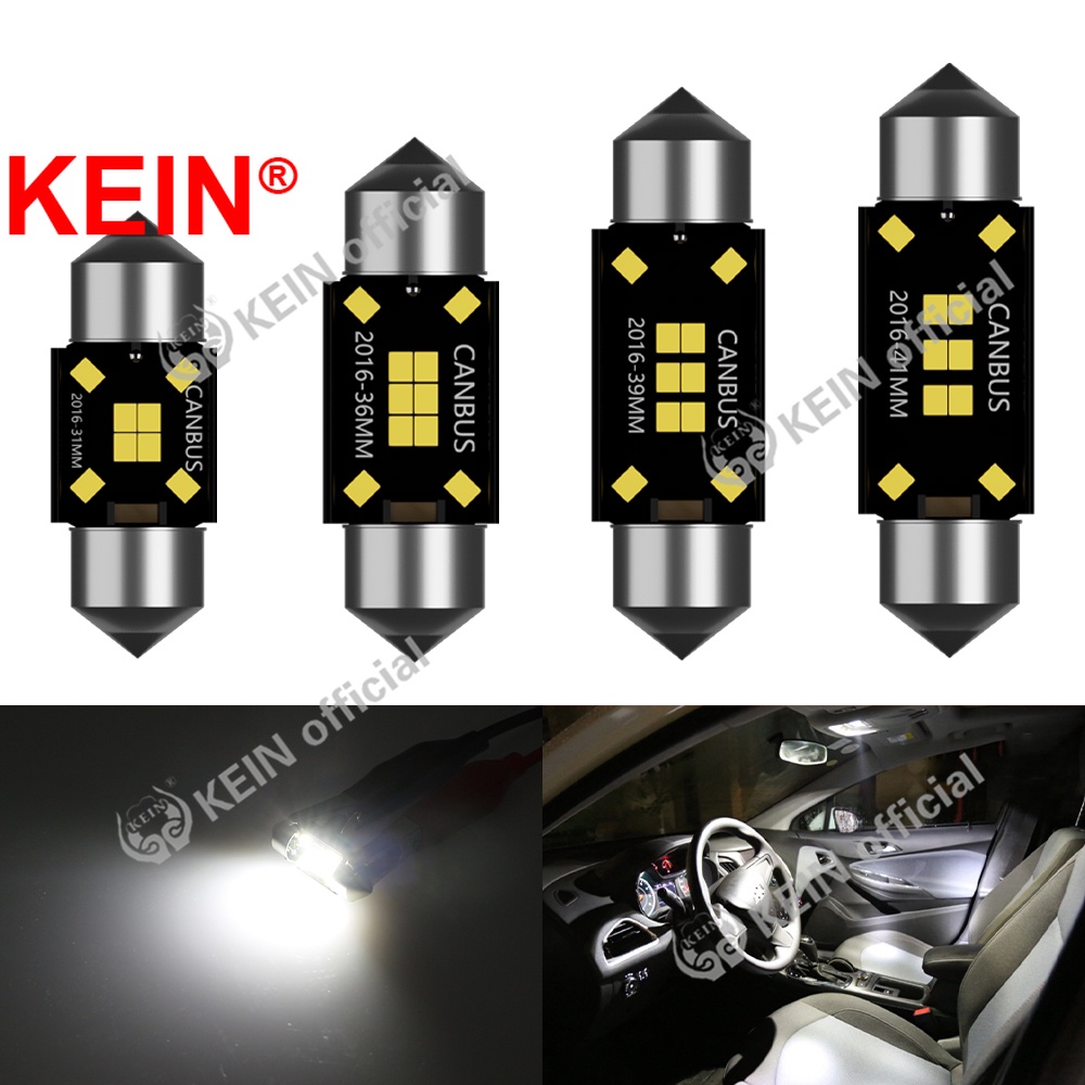 KEIN 2021NEW Claro Dome C5W Festoon Led 28MM 31MM 36MM 39MM 41MM C10W C3W Carro Luzes Interiores ...
