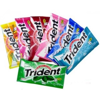 Caixa De Trident Com 21 Unidades Cada - Vários Sabores | Shopee Brasil