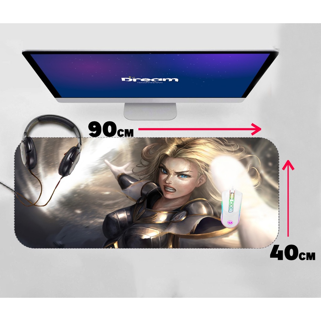 Mouse Pad Gamer Lux League of Legends LOL Extra Grande 90x40 ...