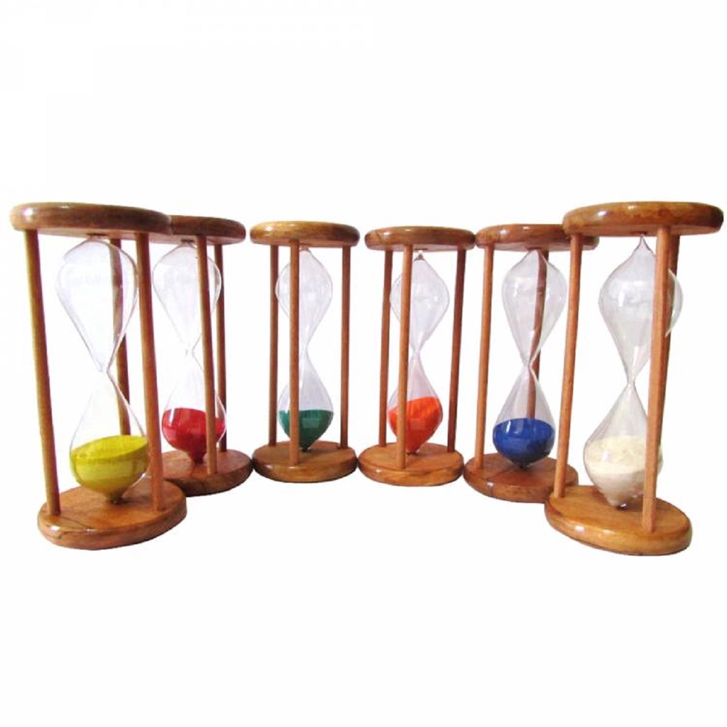 Ampulheta Em Madeira Decorativa | Shopee Brasil