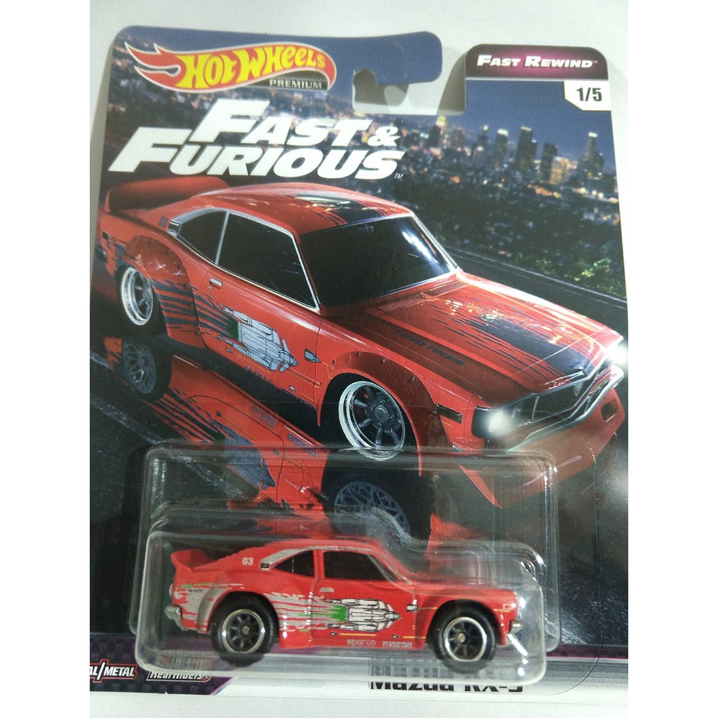 Hot Wheels Premium Mazda RX-3 - Fast & Furious Fast Rewind | Shopee Brasil