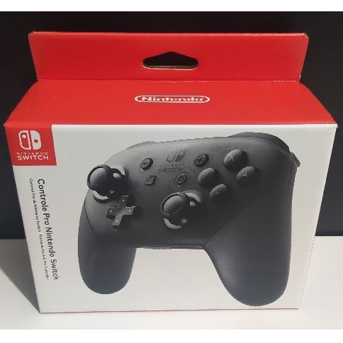 PRO CONTROLE ORIGINAL - Nintendo Switch - Usado - Escorrega o Preço