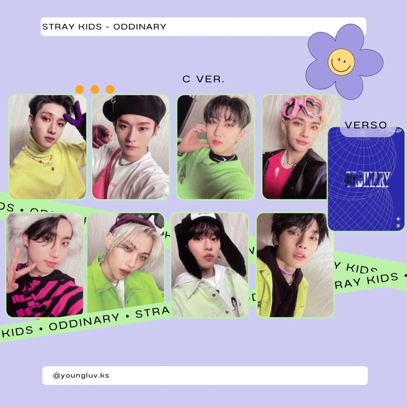 Photocard Fanmade Kpop - Stray Kids Oddinary C Version | Shopee Brasil
