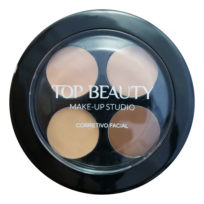 Quarteto Corretivo Facial Top Beauty | Shopee Brasil