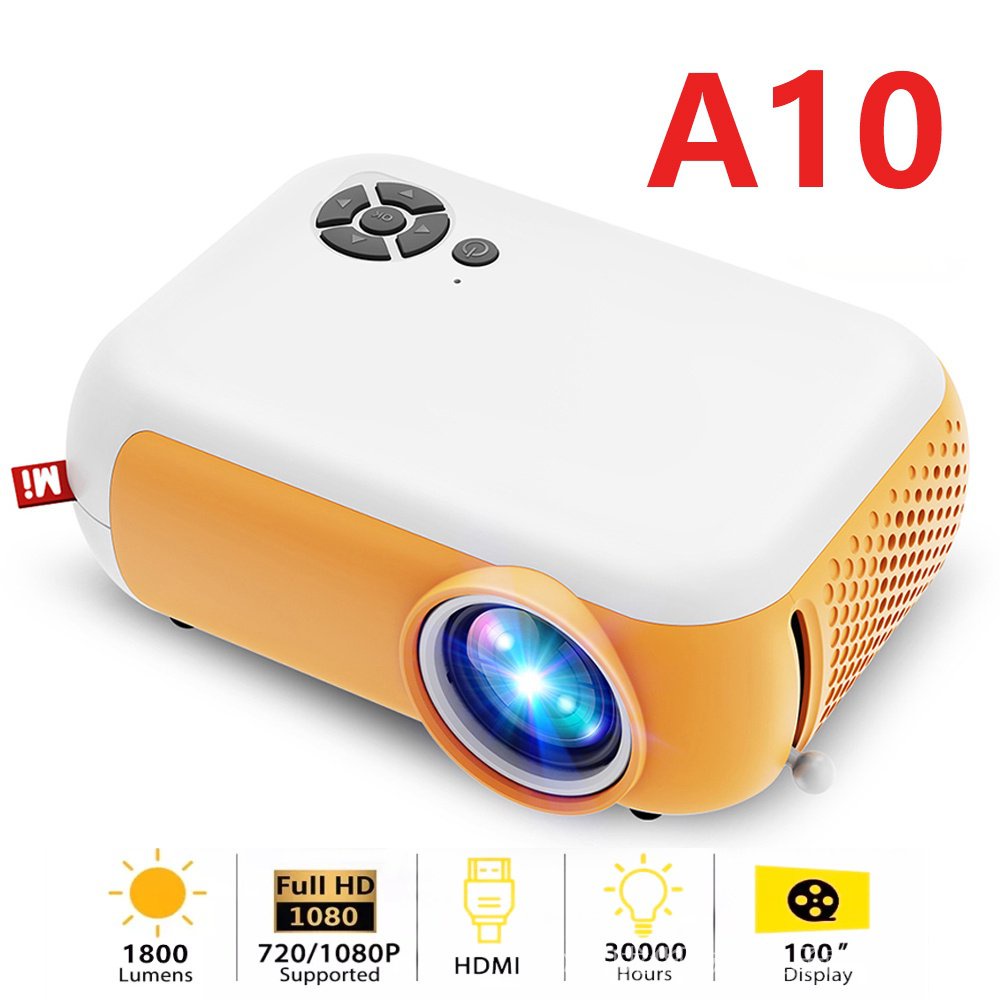 A10 mini Projetor HD Portátil De Qualidade De Imagem Multifuncional ...