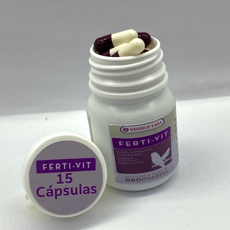 FERTI VIT ORIGINAL- Importado ENCAPSULADO 15 cápsulas - vitamina aves ...