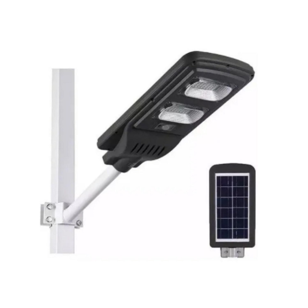 Luminária Solar de Poste Solar Com Sensor e Controle 120w | Shopee Brasil