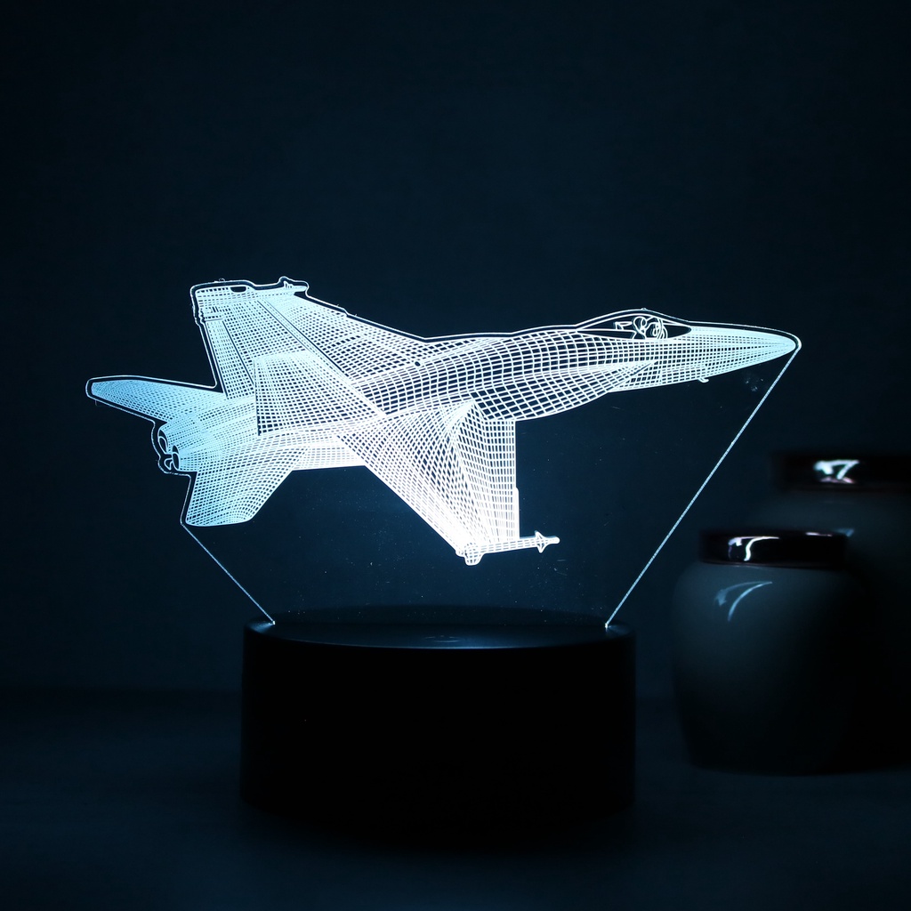 Luminária de Mesa de LED 3D Criativa / Luz Noturna Decorativa ...