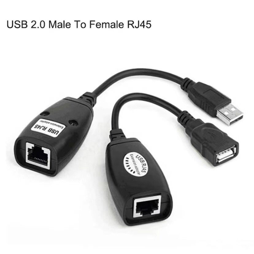 Cabo Usb Adaptador Extensor Rj45 Via Cabo De Rede Barato | Shopee Brasil