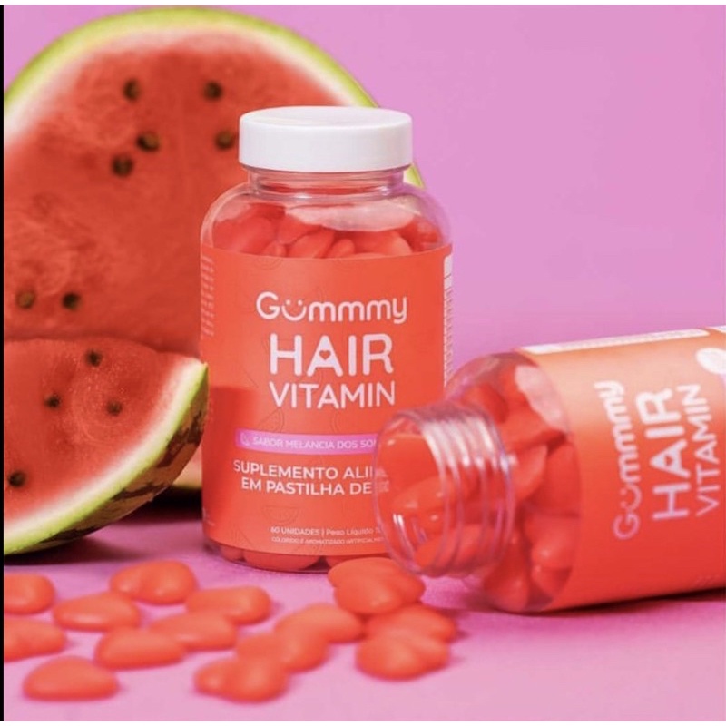 Gummy hair sabor melancia | Shopee Brasil
