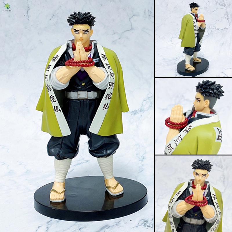 Demon Slayer Action Figure Gyomei Himejima Hashira Da Rocha Envio Imediato Pronta Entrega