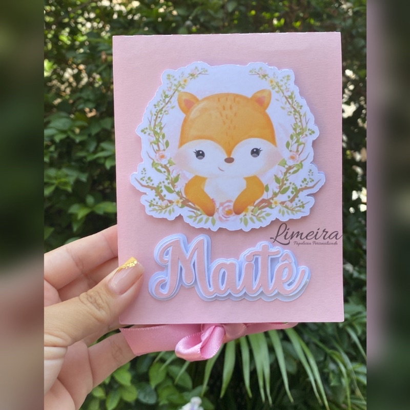 Caixa convite batismo batom | Shopee Brasil