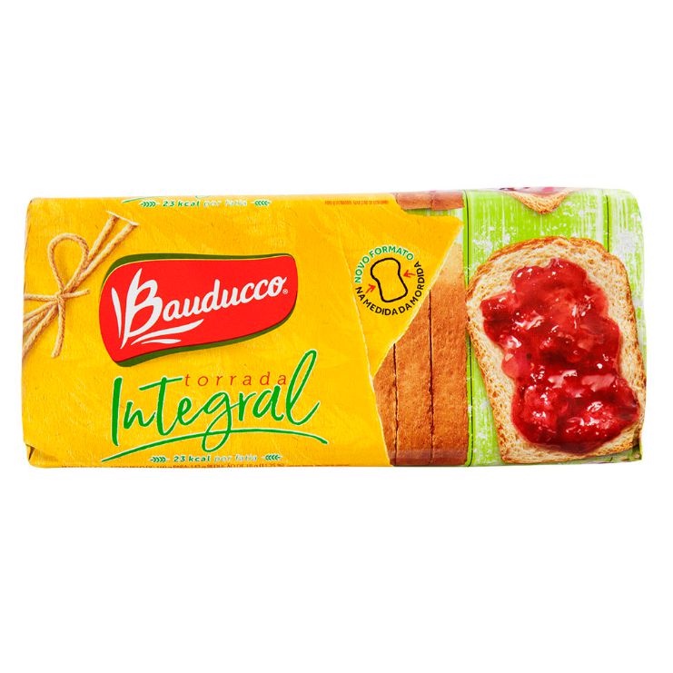 Kit com 15 Torrada Integral Bauducco 142g | Shopee Brasil