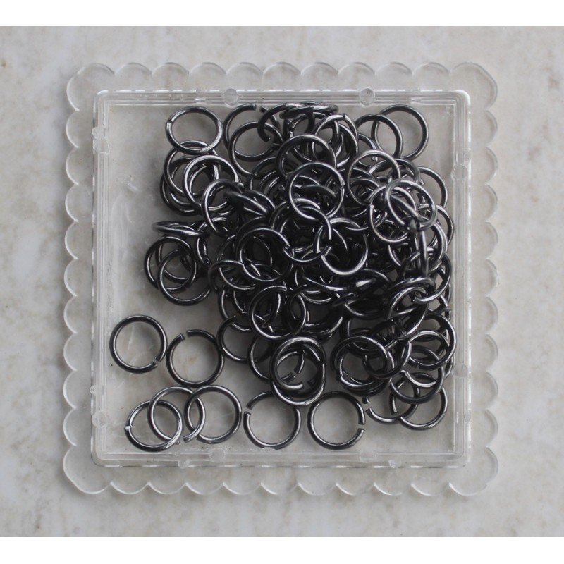 Argola para Bijuteria em Ferro - Grafite - 8 mm - 20 gramas | Shopee Brasil