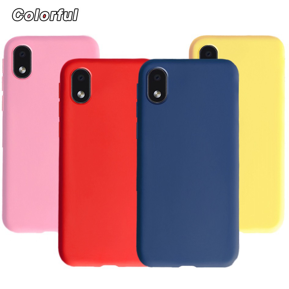 Capa Flexível De Silicone Em Cores Pastéis Para Samsung Galaxy A01 Core / Sm-A013F / A013G ...