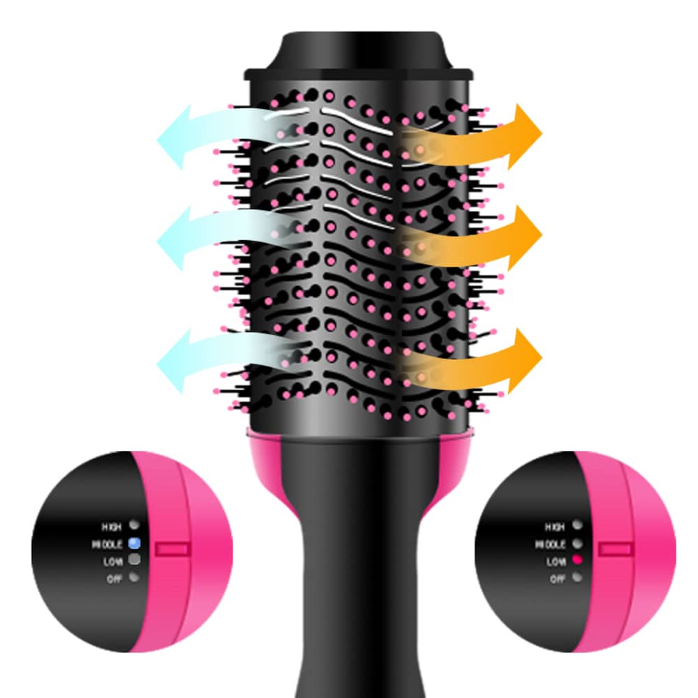 Escova Secadora Modeladora Potente 3 Em 1 One Step 110v Shopee Brasil
