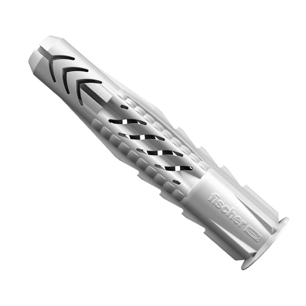 Bucha Nylon Fischer com Aba Ux - 8 x 50mm (kit com 20 unidades ...