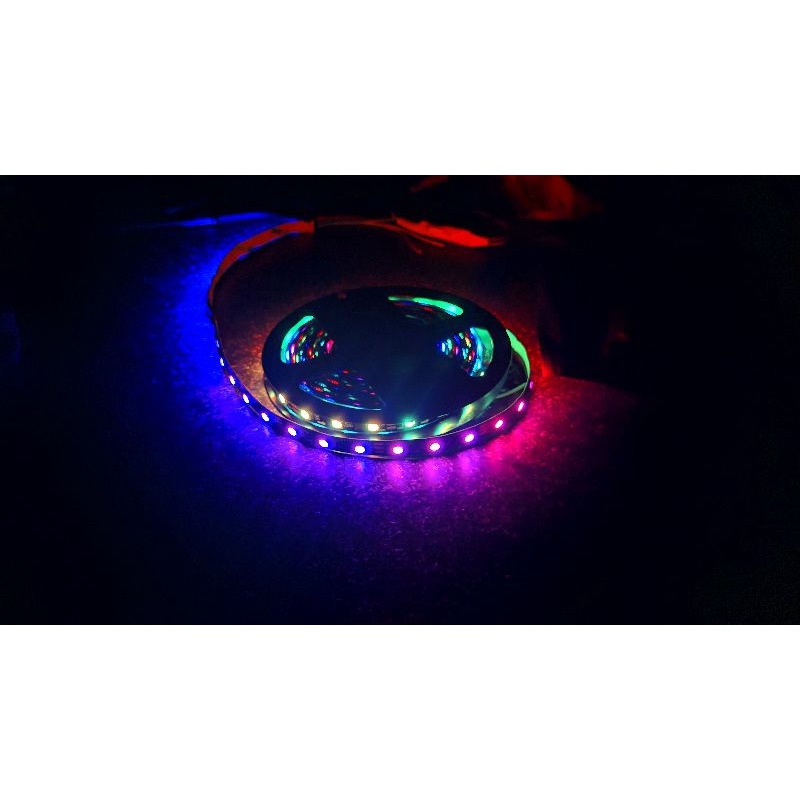 Fita led Digital 2811 Black IP30 300leds + Central | Shopee Brasil