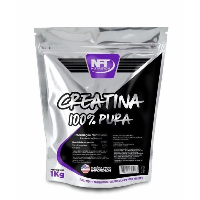 Creatina Monohidratada 100%pura original 1kg - Desconto no Preço