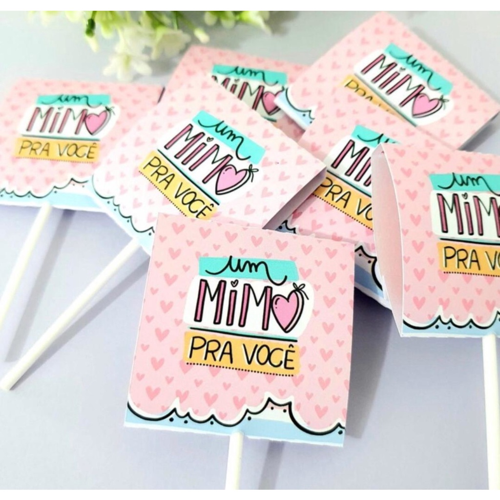 pirulito personalizados mimo cliente( 50und) | Shopee Brasil
