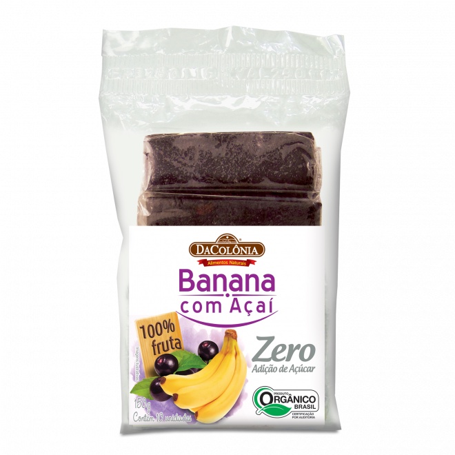 Barrinha de Banana com Açaí 150G Da Colônia | Shopee Brasil