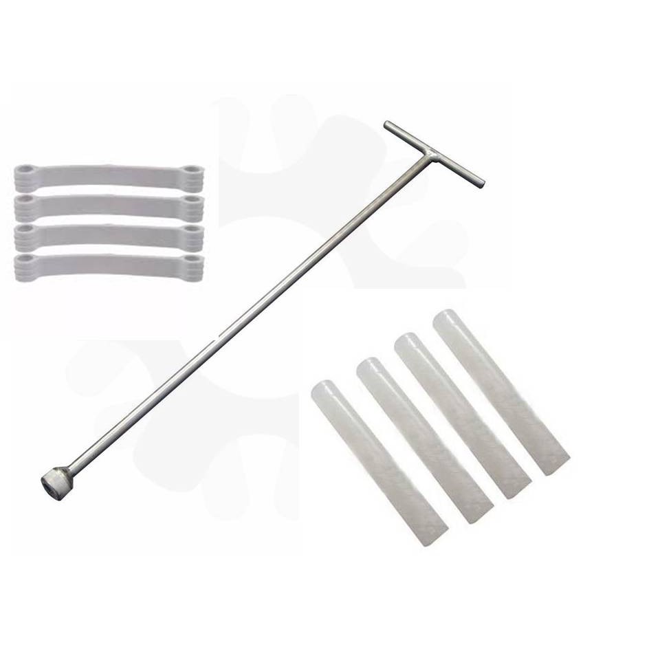Chave T 10mm / 42 Cm + 4 Roletes + 4 Tirantes Agitador Brastemp ...
