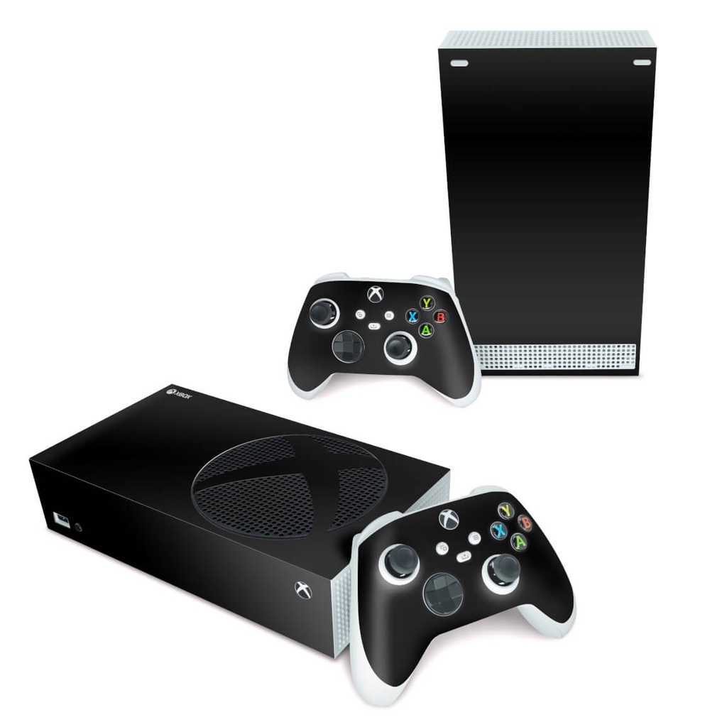 Skin Xbox Series S Adesivo - Preto Black Piano - Escorrega o Preço