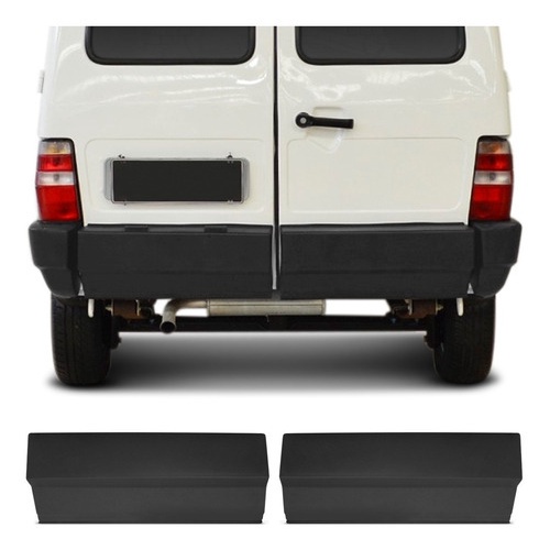 Parachoque Traseiro Fiorino 1991 a 2013 Preto Texturizado | Shopee Brasil