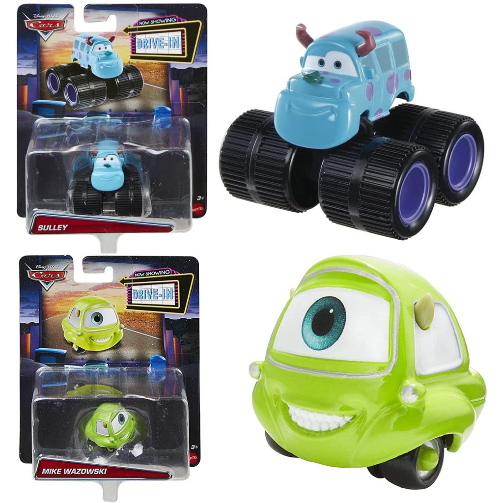 Disney Cars Mike Wazowski e SULLEY Monstros Sa Carros Mattel | Shopee ...