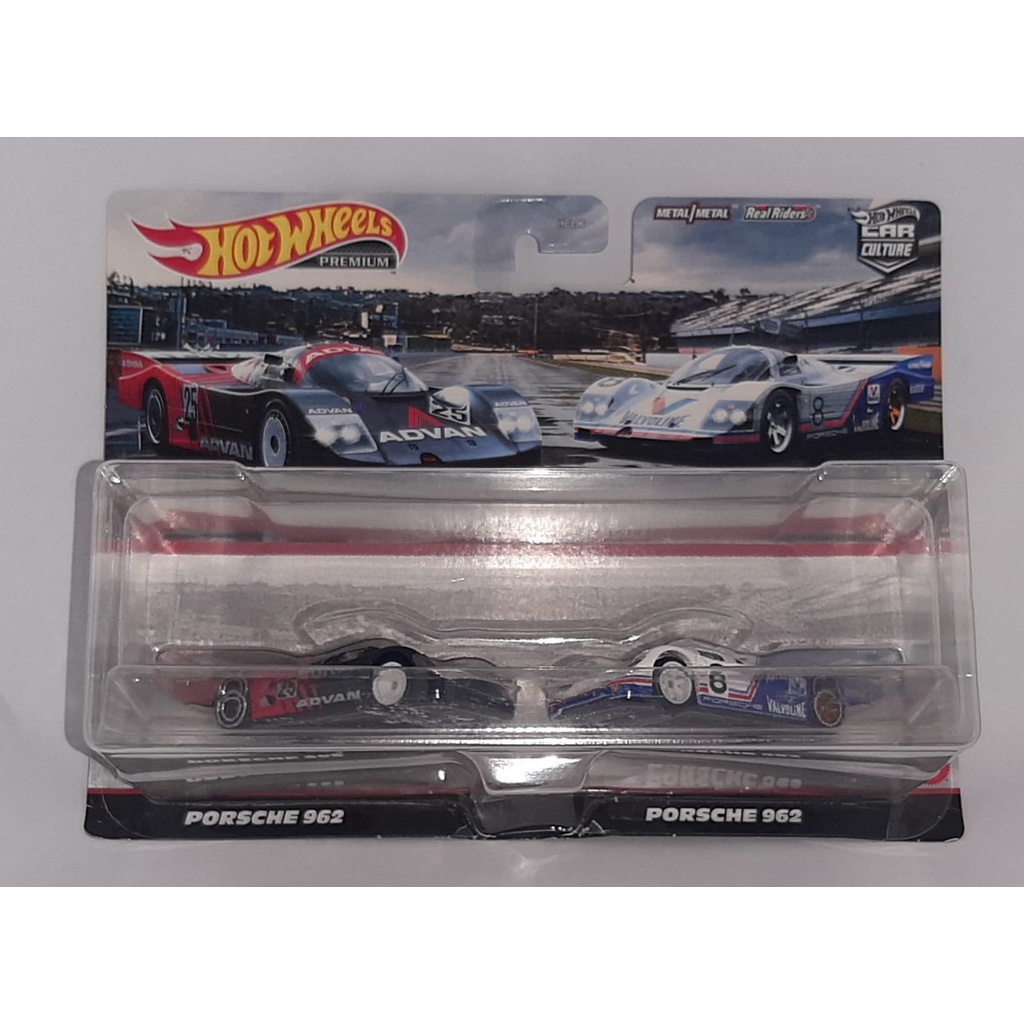 Hot Wheels Premium Car Culture Porsche 962 2 Pack | Shopee Brasil