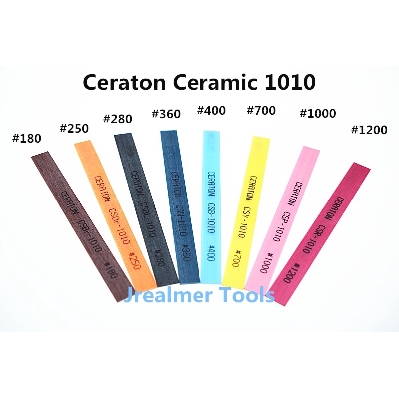 1pcs CERATON 1010 Fibra Cerâmica 1 * 10 * 100mm Whetstone Japão ...