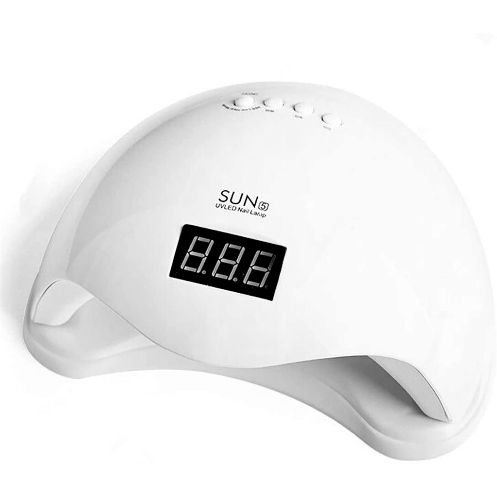Cabine Sun 5 Led Uv De Unhas Digital 48w Bivolt Estufa De Unha Gel Acrigel Porcela Sun5 24 Leds ...