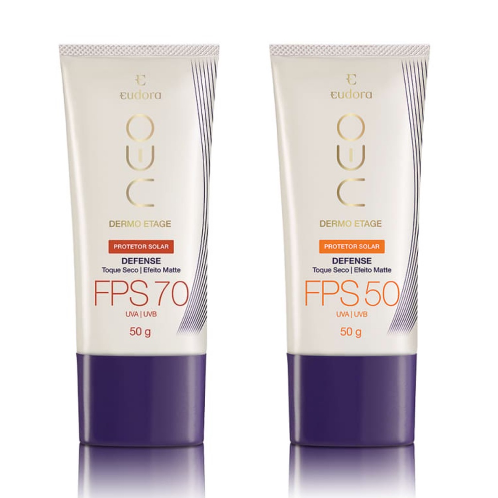 Protetor Solar Facial Fator FPS 50/70 Efeito Matte Controla a ...