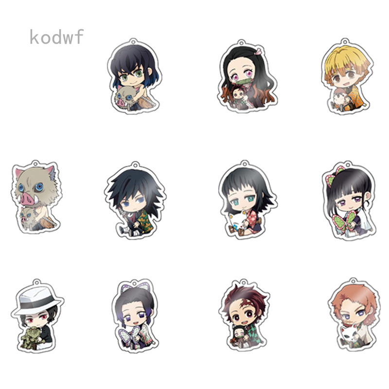 Tryse Chaveiro do Demons Slayer/Kimetsu No Yaiba / Embalagem com 8 ...